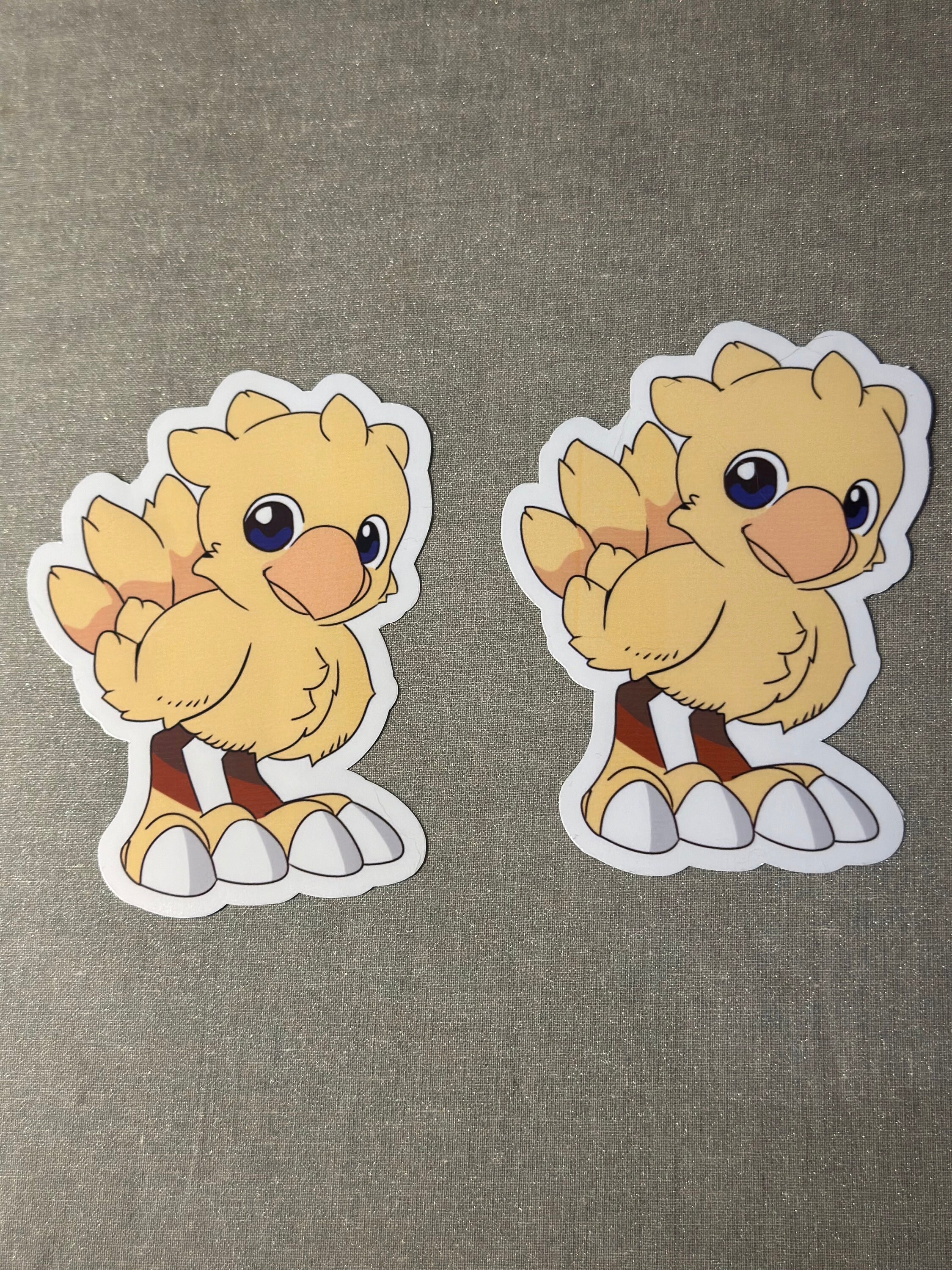 Final Fantasy XIV Chocobo Stickers - Laminated 2pk - Etsy