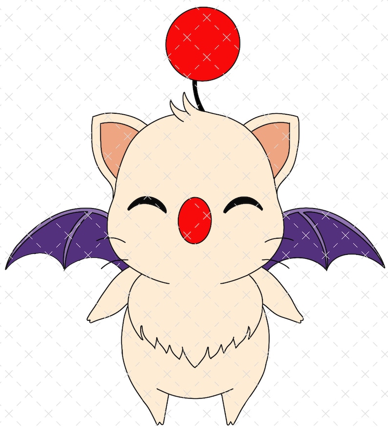 Final Fantasy Moogle (XIV Inspired) - SVG, PNG - Etsy