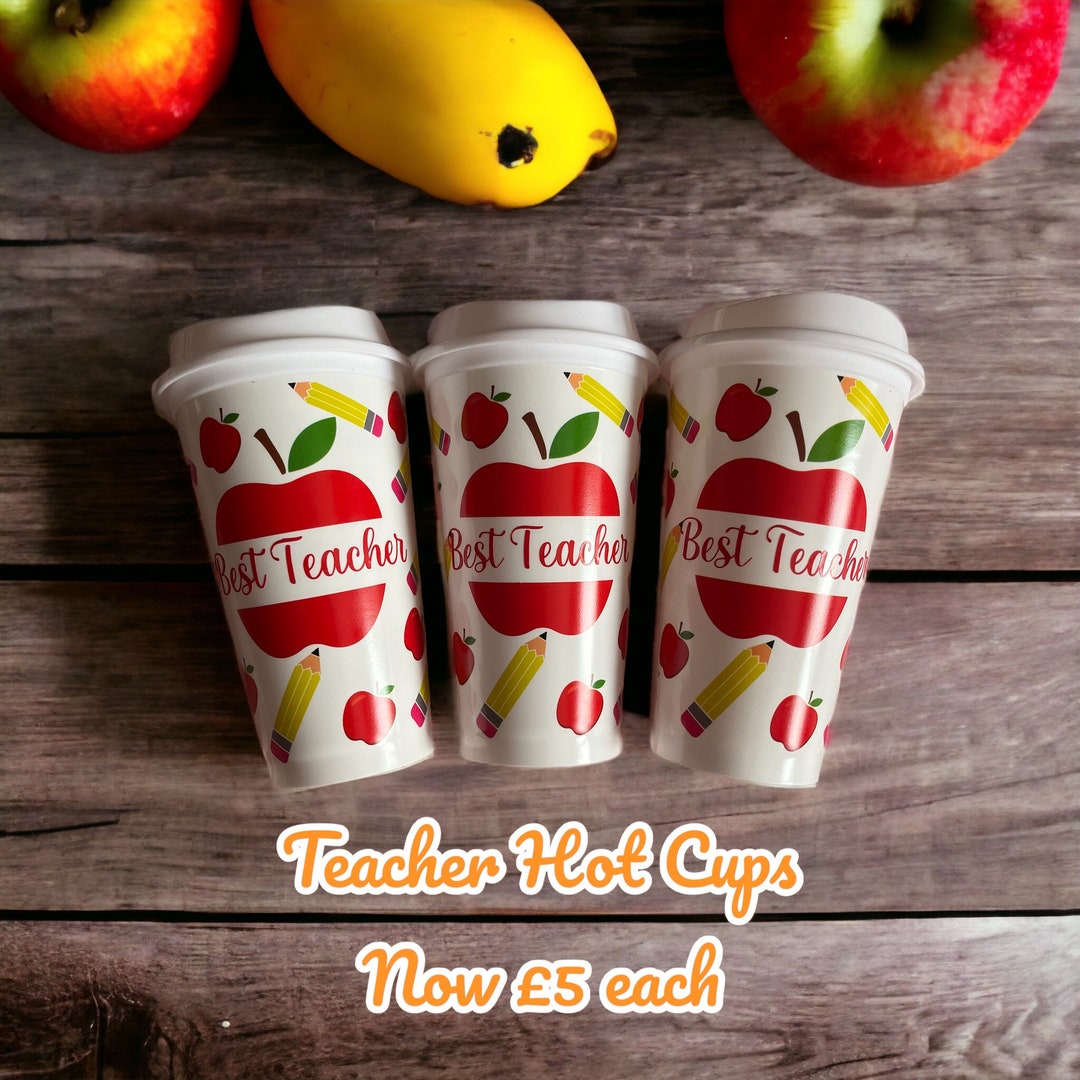 Teacher Hot Cups Best Teacher - Etsy