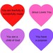 Printable Affirmation Hearts for Valentine's Day Featuring God's Love ...