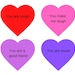 Printable Affirmation Hearts for Valentine's Day - 16 Ready Made and 2 ...