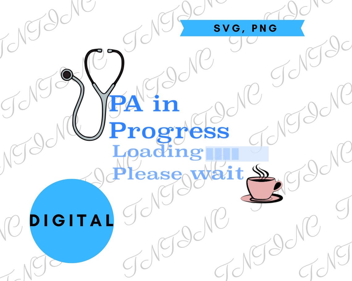 PA SVG, Medical SVG, Pa in Progress Svg - Etsy