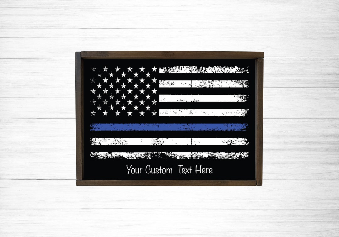 Personalized First Responder/military Flag Signs - Etsy