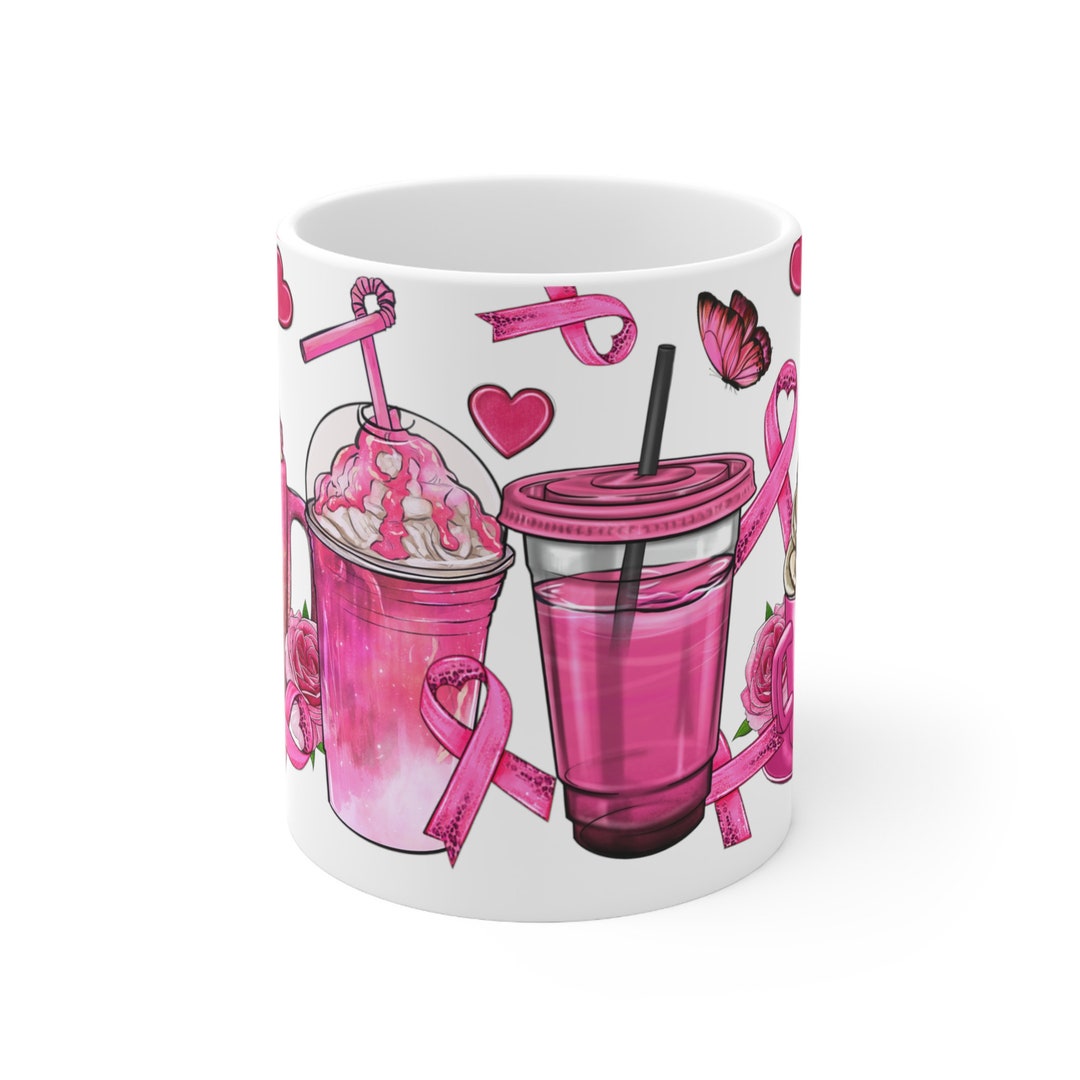 Breast Cancer Mug, Breast Cancer Awareness, Survivors, Support Mug ...