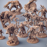 Gallic Boian Warriors by Battlecat Miniatures - Etsy