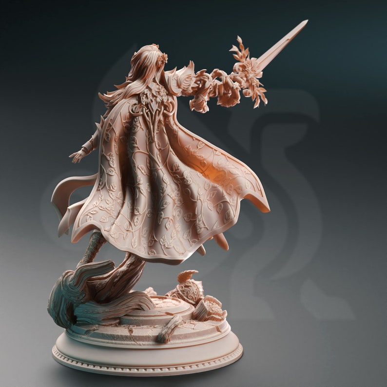 Elven Fighter - Celathyn - 32mm Scale Miniature - TTRPG Minis - DM ...
