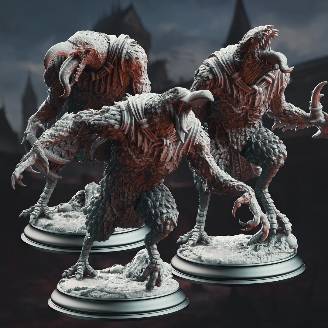 Ravenous Crows - Corvid Abominations - 32mm and 75mm Scale - TTRPG ...