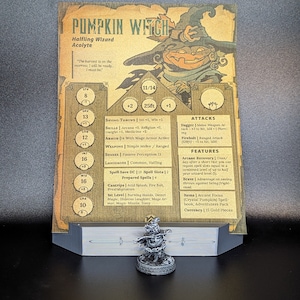 Pumpkin Witch 32mm Scale Miniatures TTRPG Minis the Witchguild 5e ...