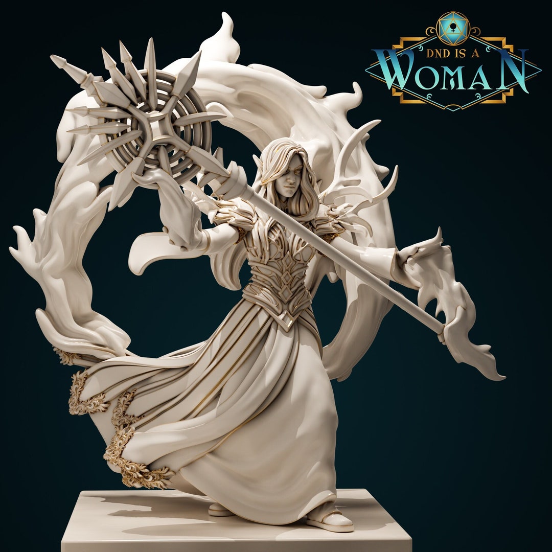 Changeling Sorcerer Figure Mal 28mm 32mm 75mm Scale Dnd is A Woman ...