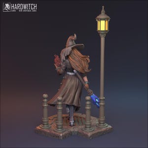 Human Witch Figure - Helga - 28mm 32mm 75mm 100mm Scale Unpainted Resin ...