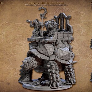 Giant Tortoise - Terra, the Gigatortoise - 32mm Heroic Scale Figures ...