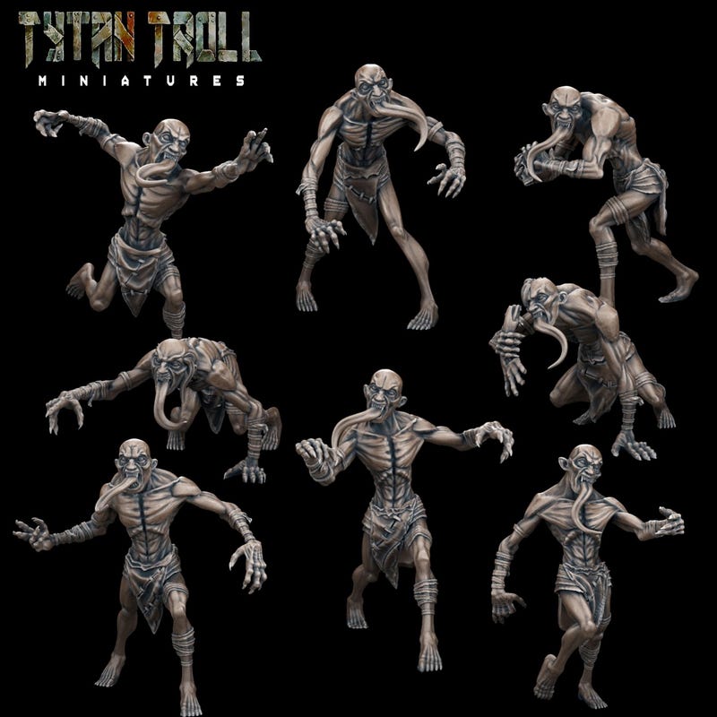 Dnd Figures Ghouls - Etsy