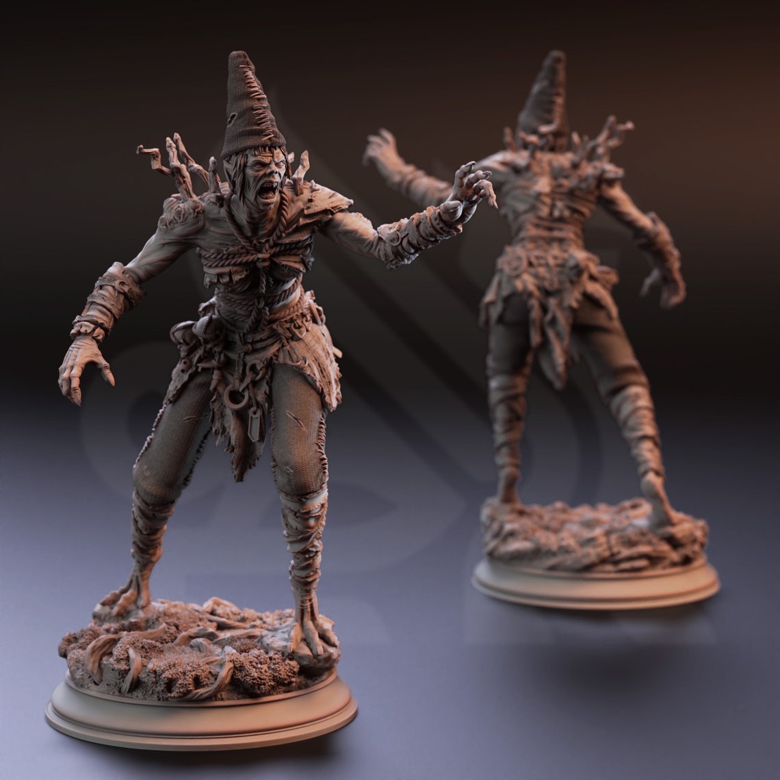 Granny Nora, Voyeur Hag 32mm Scale Miniature TTRPG Minis DM Stash 5e ...