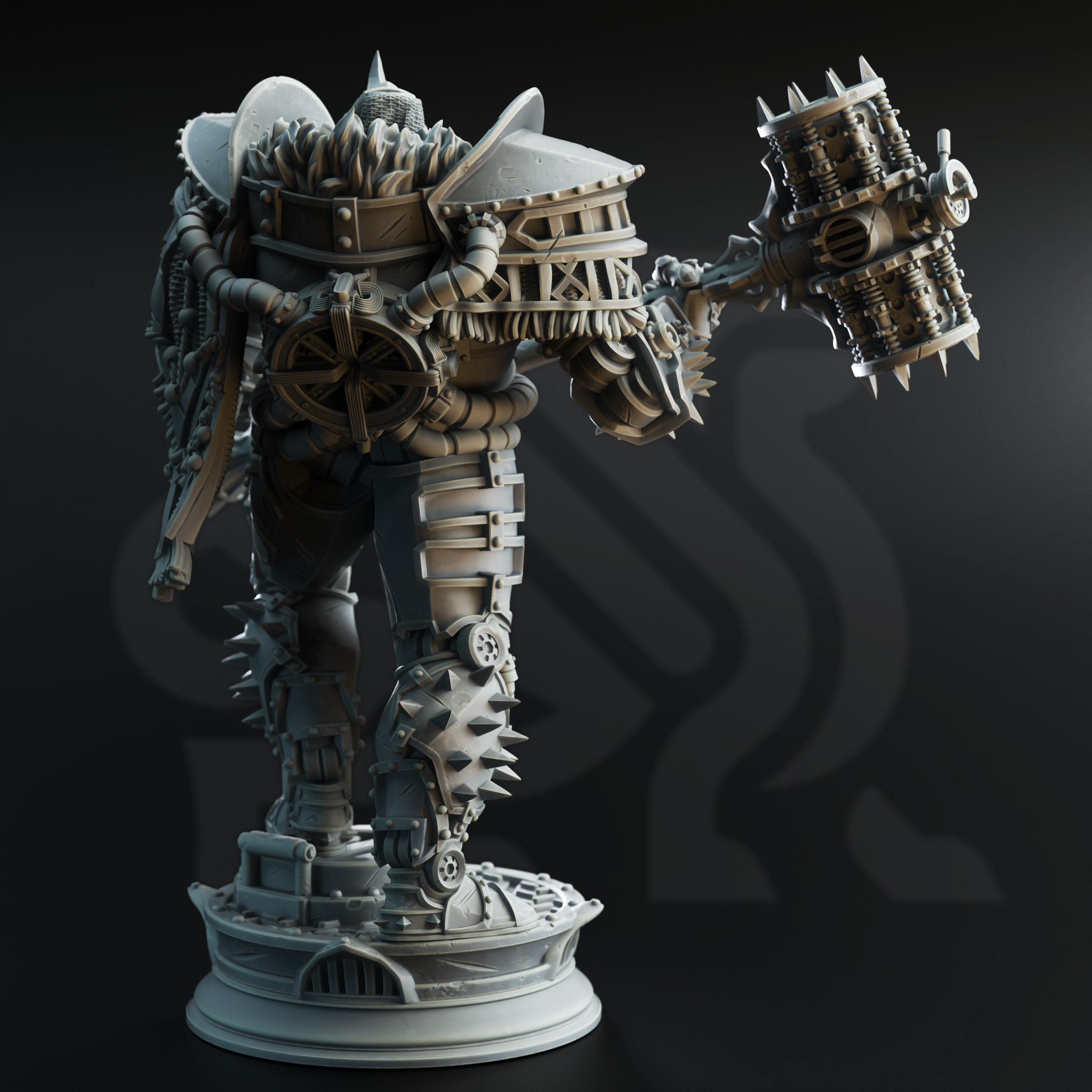 Warforged Knight - 32mm and 75mm Scale Miniature - TTRPG Minis - DM ...
