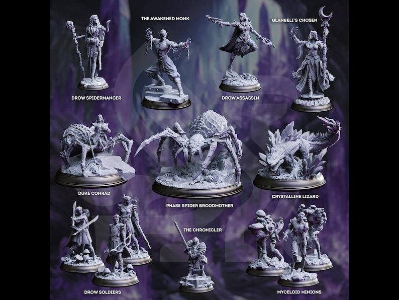 TTRPG Campaign Pack - Under Darkness - Full Set of 14 Figures - 32mm ...