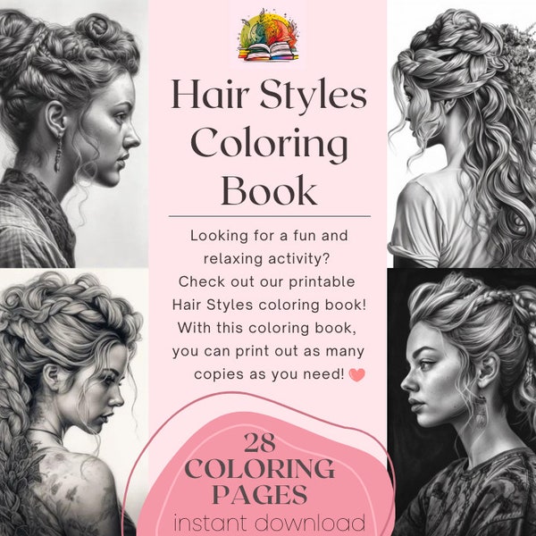 Printable Hairstyles - Etsy