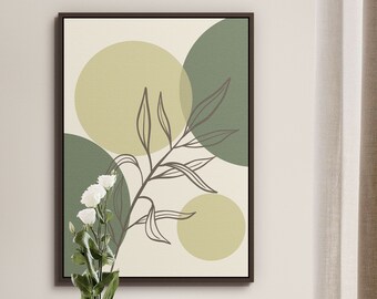 Boho Abstract Sage Green Wall Art Set of 3 Terracotta Prints - Etsy