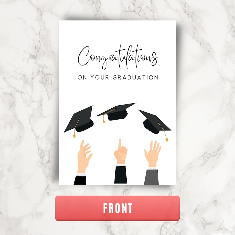 Digital Graduation Card, Happy Graduation Card, Congrats Graduate ...