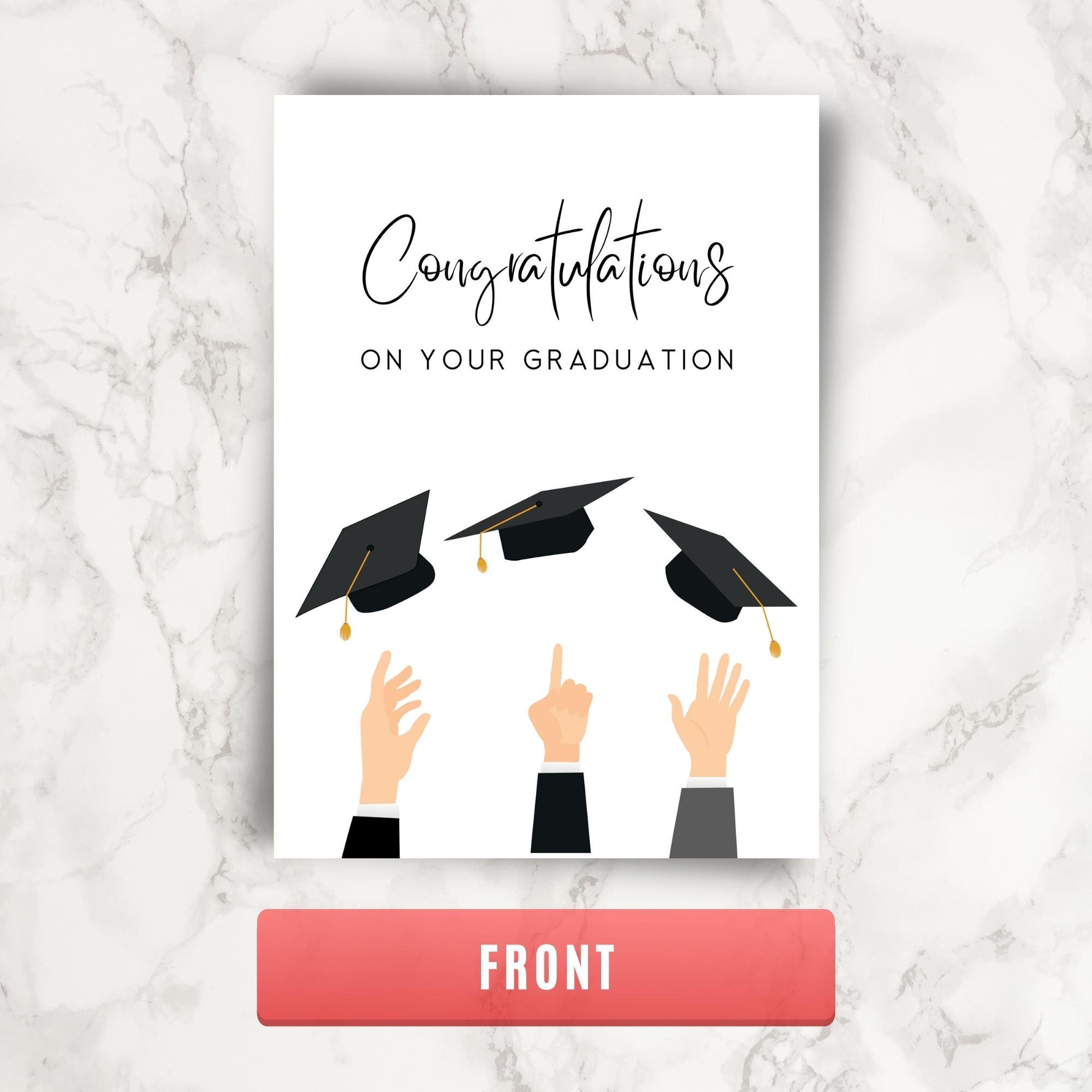 Digital Graduation Card, Happy Graduation Card, Congrats Graduate ...
