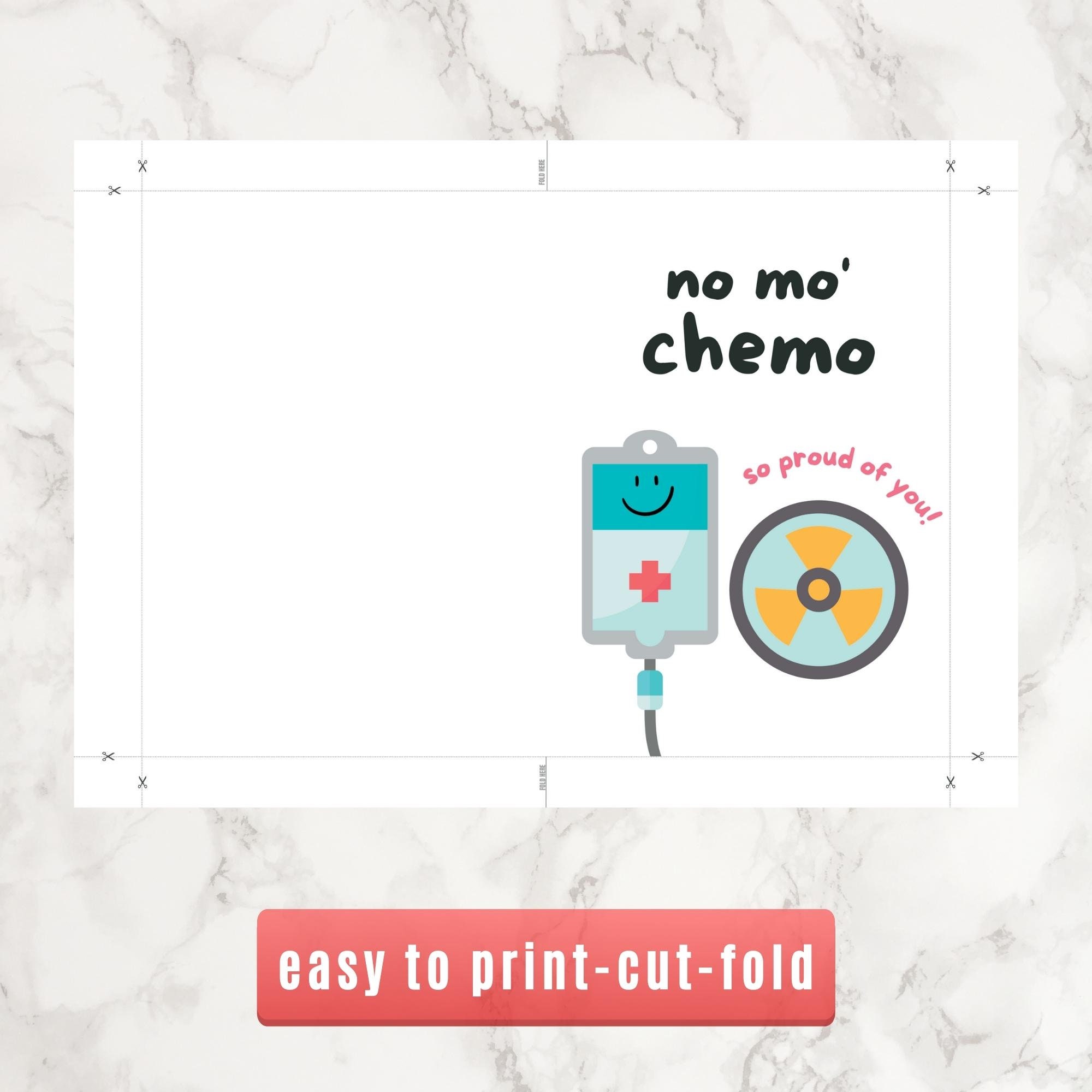 No More Chemo Card Survive Cancer Card End of Cemo Card Printable ...