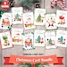 Digital Christmas Card Bundle, Printable Holiday Cards, Digital ...