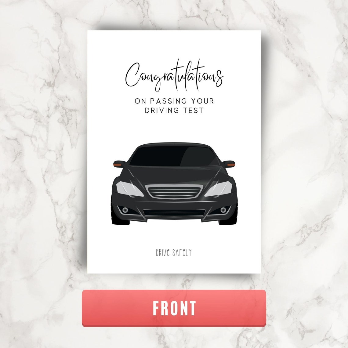 Printable Driving Test Card, New Driver Card, Driving Test Gift ...