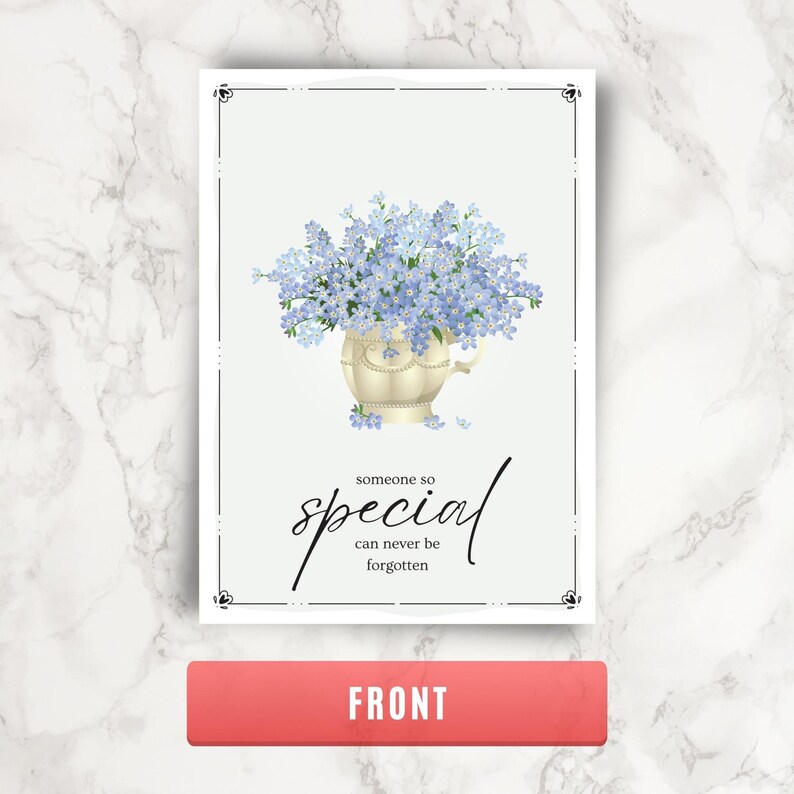 Condolence Card, Digital Sympathy Card, Thinking of You Card for Loss ...