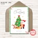 Digital Christmas Card Bundle, Printable Holiday Cards, Digital ...