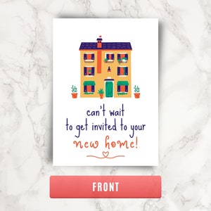Housewarming Card Funny Card for Friends New House Celebration ...