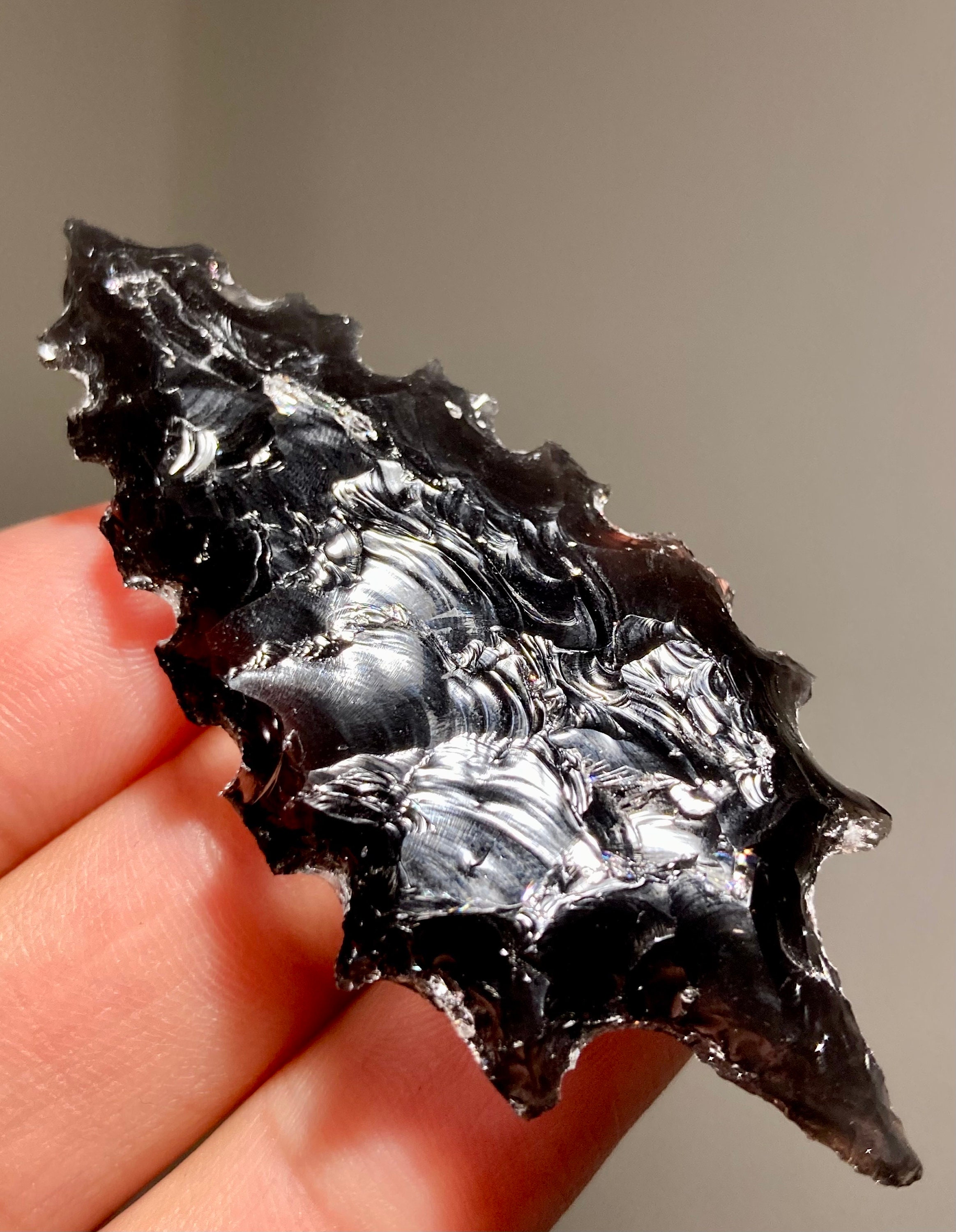 Rare Obsidian Fun Eccentric Creepy Crawler Projectile Point Arrowhead ...