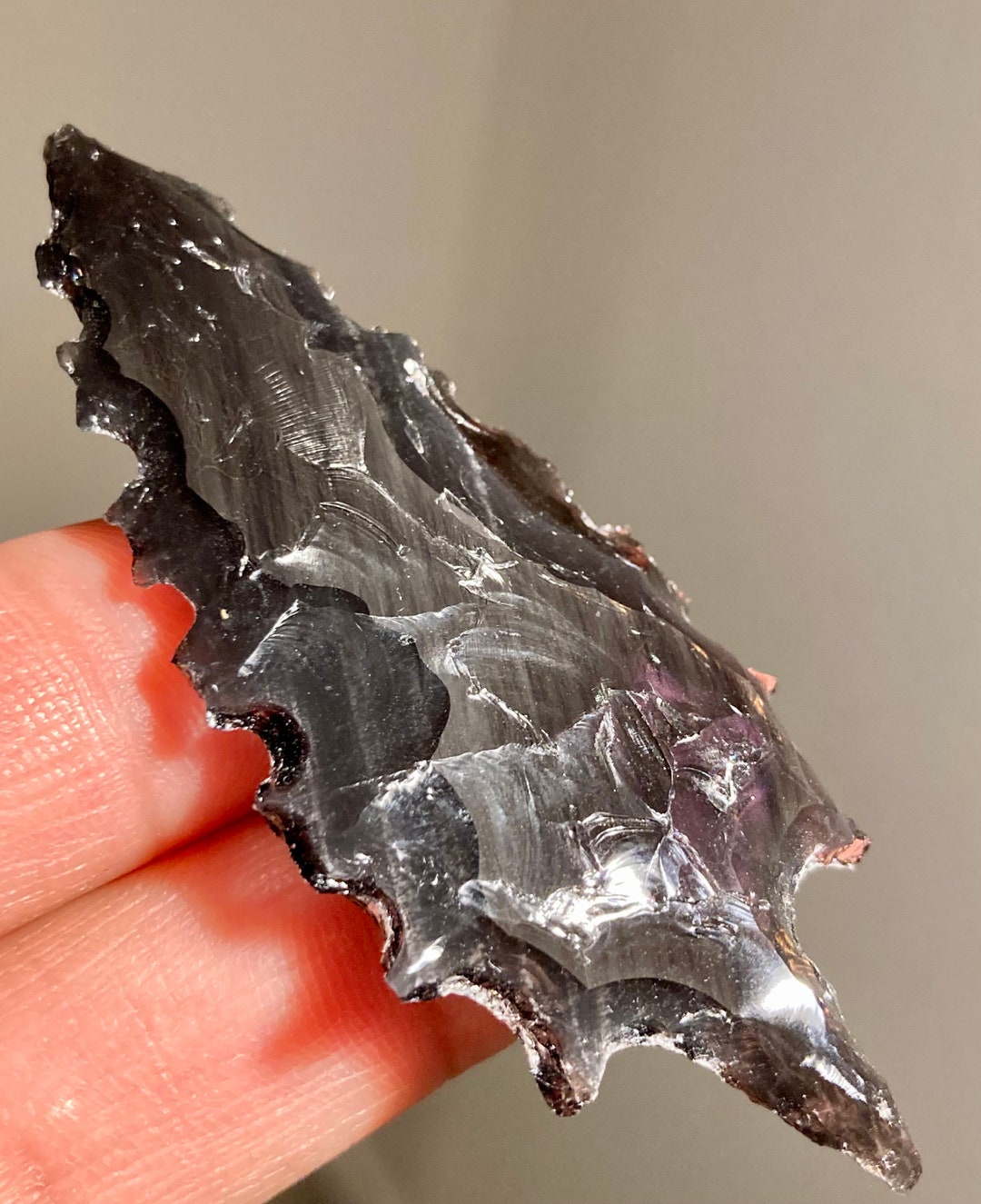 Rare Obsidian Fun Eccentric Creepy Crawler Projectile Point Arrowhead ...