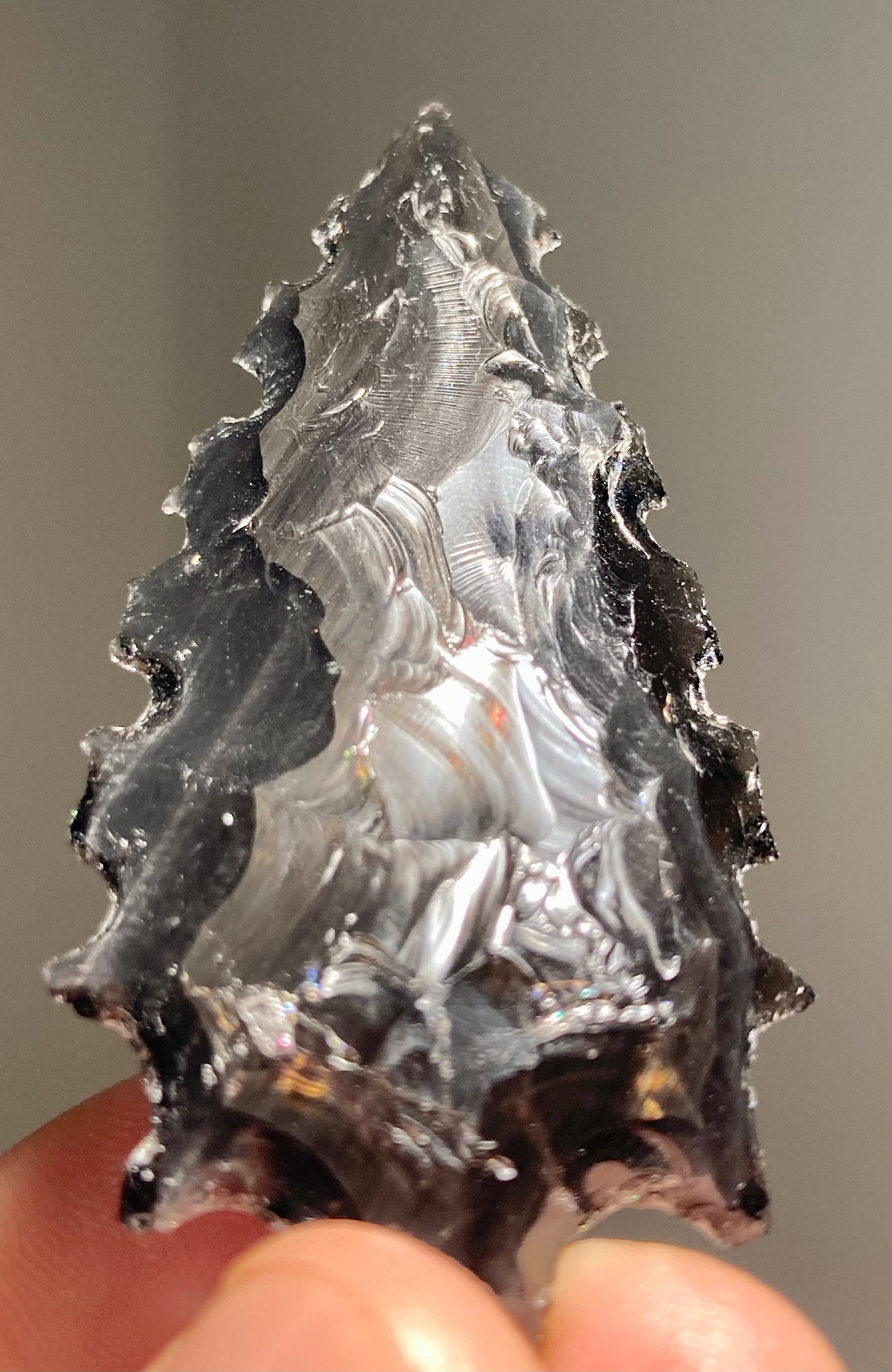 Rare Obsidian Fun Eccentric Creepy Crawler Projectile Point Arrowhead ...