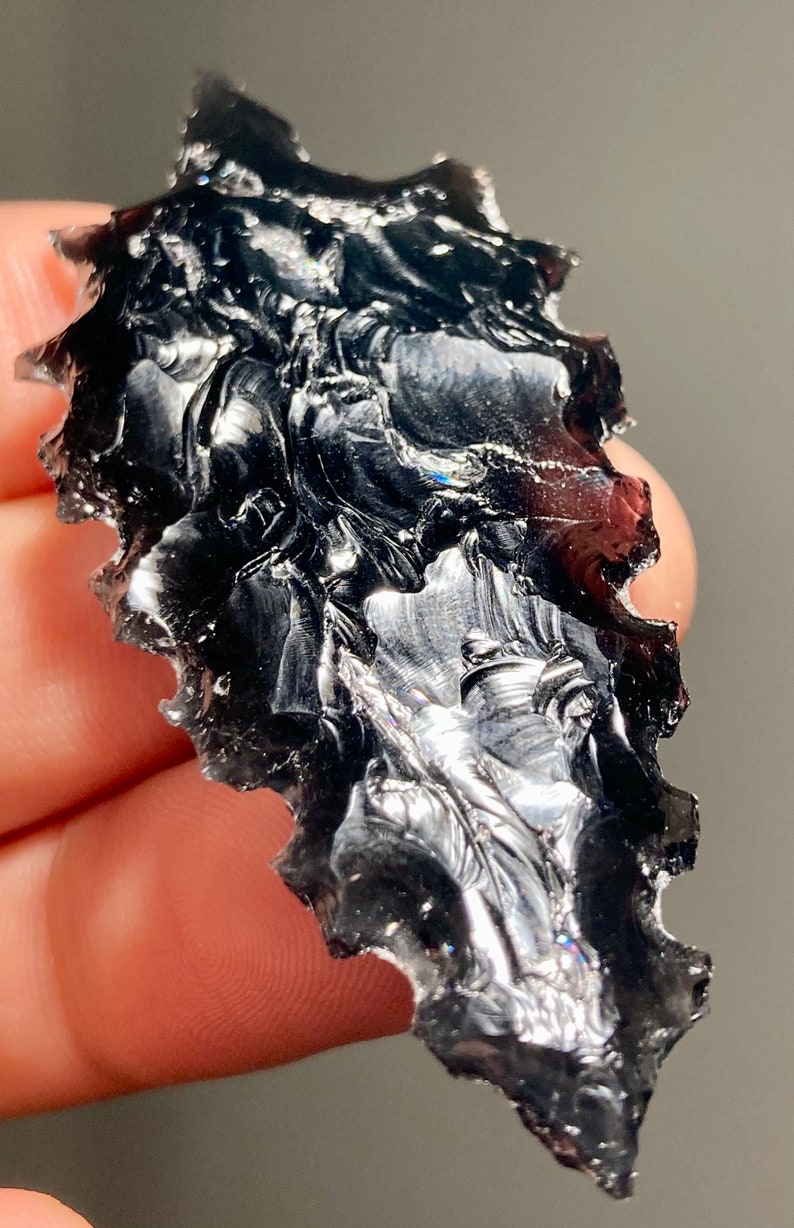 Rare Obsidian Fun Eccentric Creepy Crawler Projectile Point Arrowhead ...