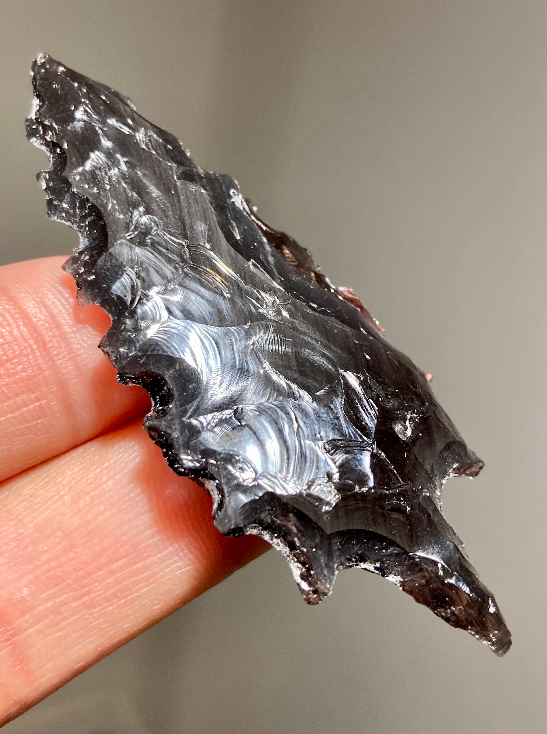 Rare Obsidian Fun Eccentric Creepy Crawler Projectile Point Arrowhead ...