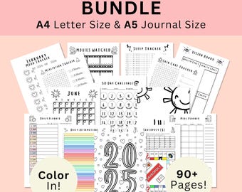 Printable Journal Entry Planner Template Instant Download Digital - Etsy