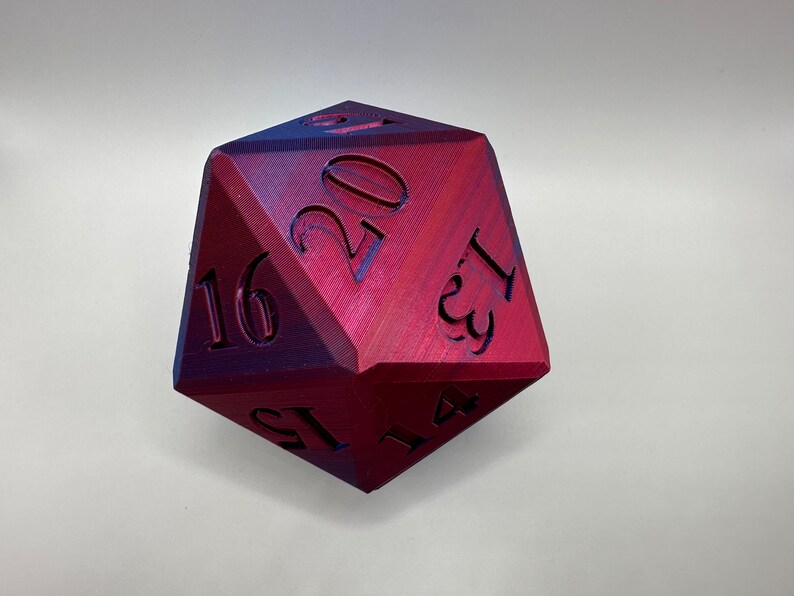 W20-optik 3D Printed Dice Boxes Dnd / Pen and Paper / Gift - Etsy