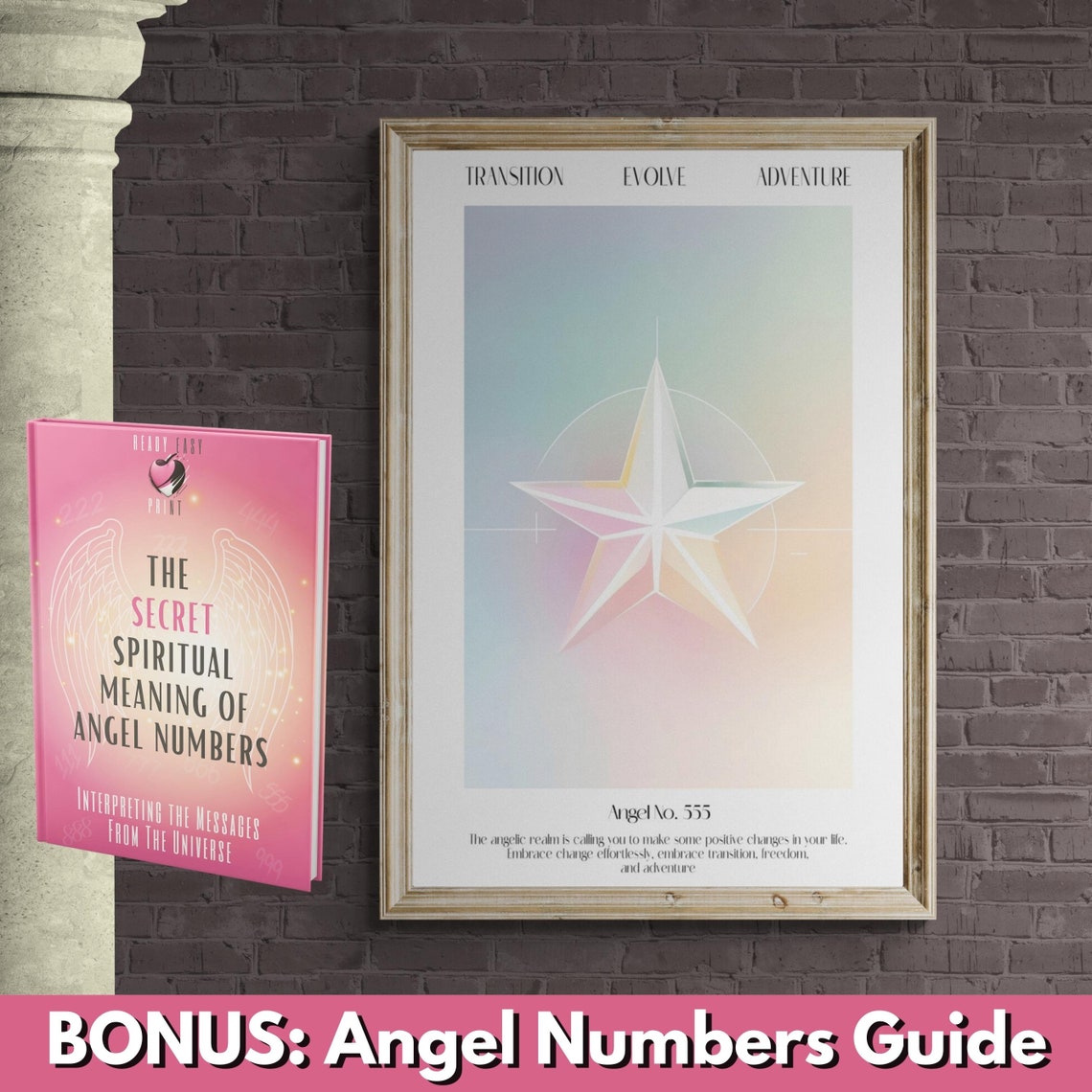 Angel Numbers, 555, Aura Poster, Aura Print, Aura Angel Number Posters ...