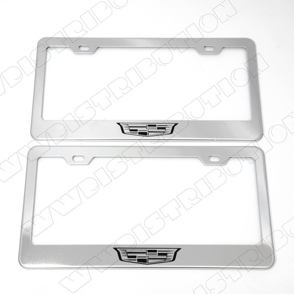 Black Cadillac License Plate Frame - Etsy