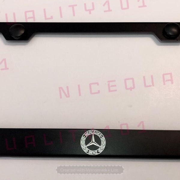 Mercedes Benz License Plate Frame - Etsy