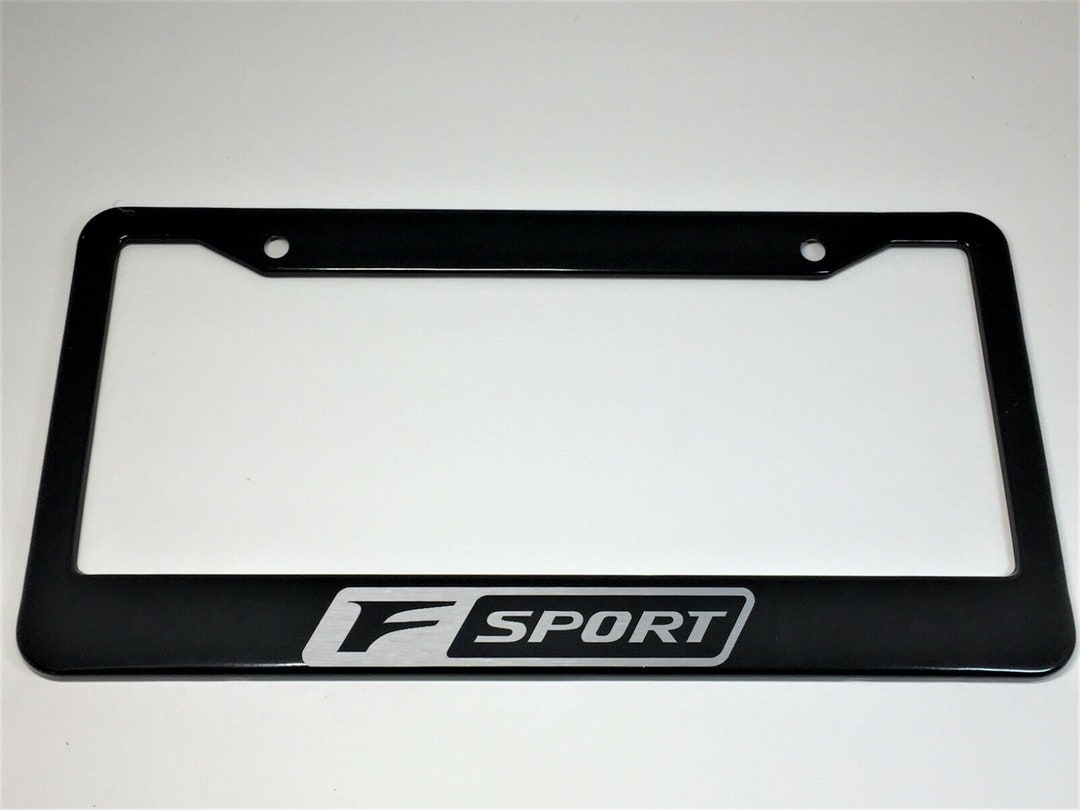 Lexus F Sport Black Powder Coated Stainless Steel License Plate Frame ...