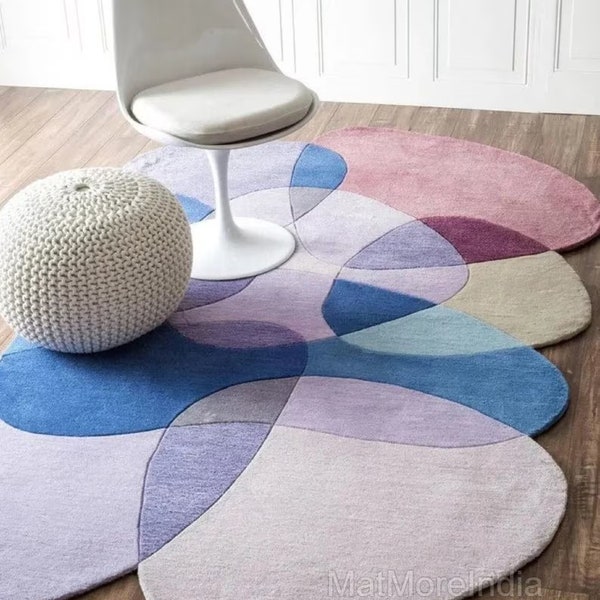 Abstract Shaped Rug - Etsy