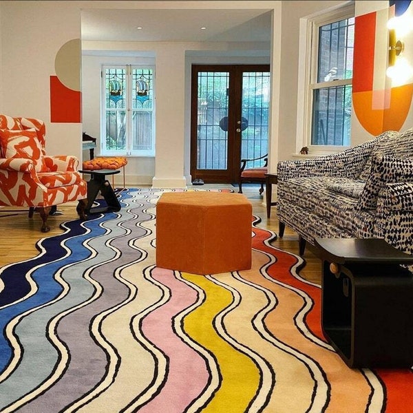 Wavy Rug - Etsy