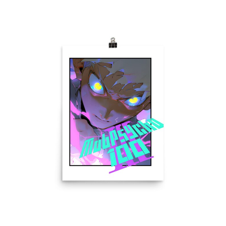 Mob Psycho 100 Matte Poster - Etsy