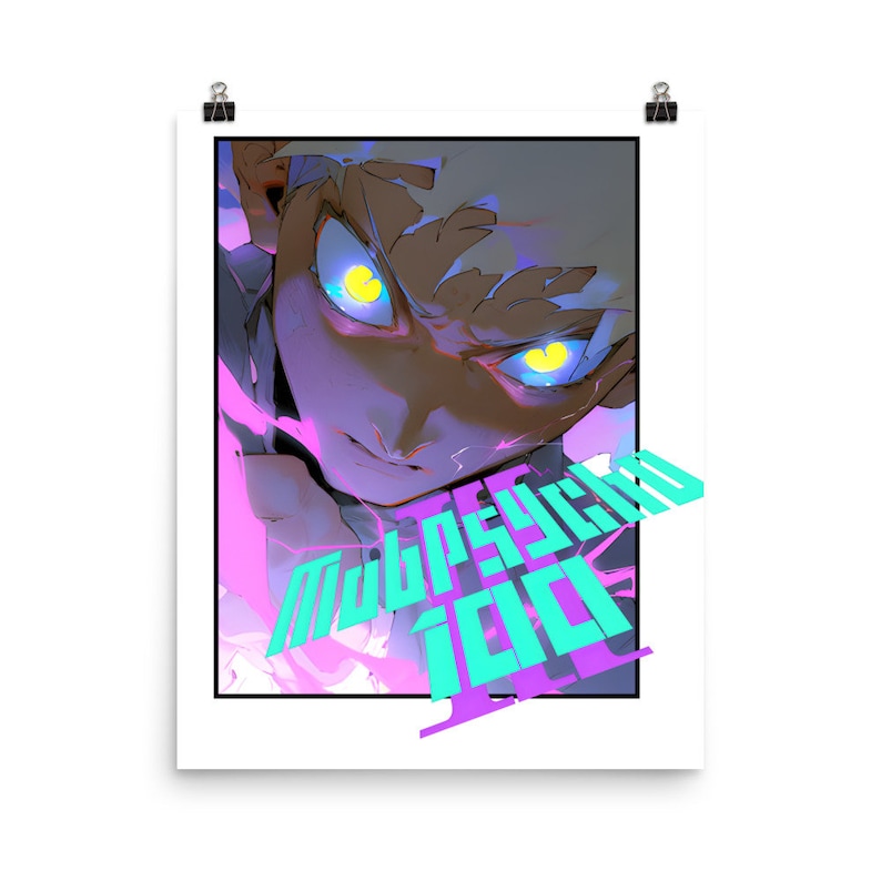 Mob Psycho 100 Matte Poster - Etsy