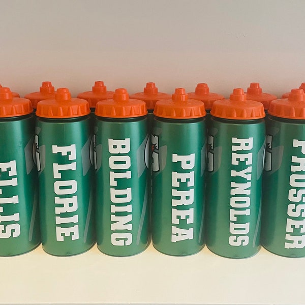 Personalized Gatorade Water Bottle - Etsy