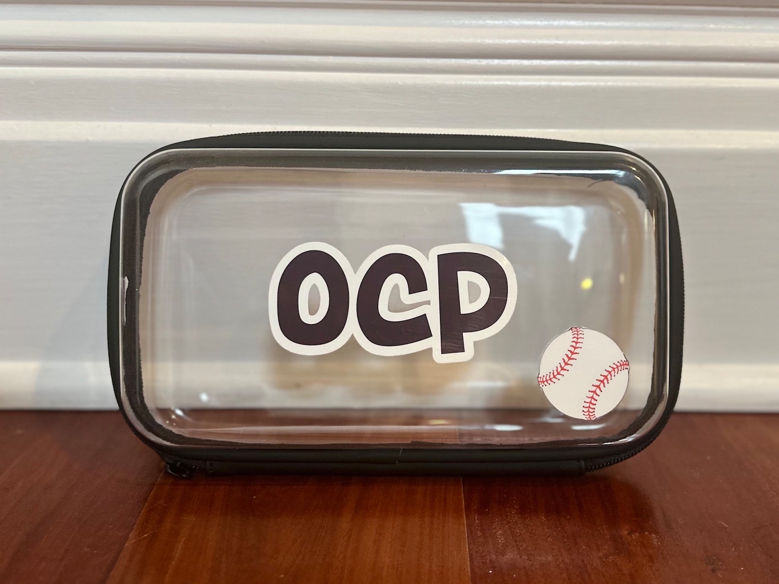 Clear Hard Shell Pencil Case With Zipper - Zippered Organizer for ...