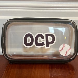 Clear Hard Shell Pencil Case With Zipper - Zippered Organizer for ...