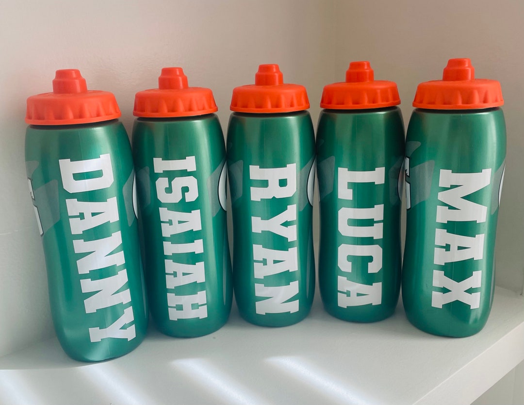 Personalized Sports Water Bottle | Team Gifts, Custom Name - Etsy