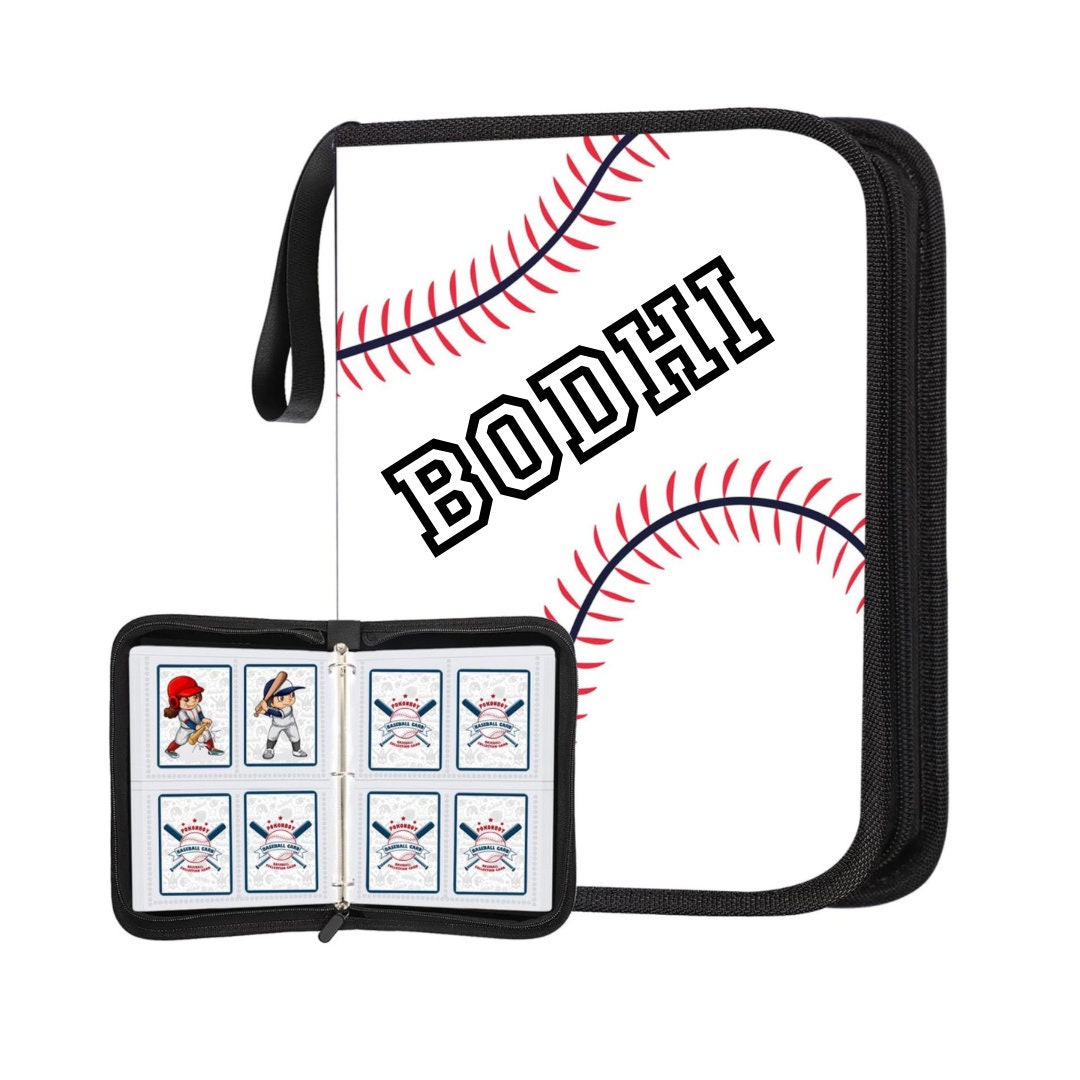 Personalized Trading Card Binder: Sports Card Organizer - Etsy