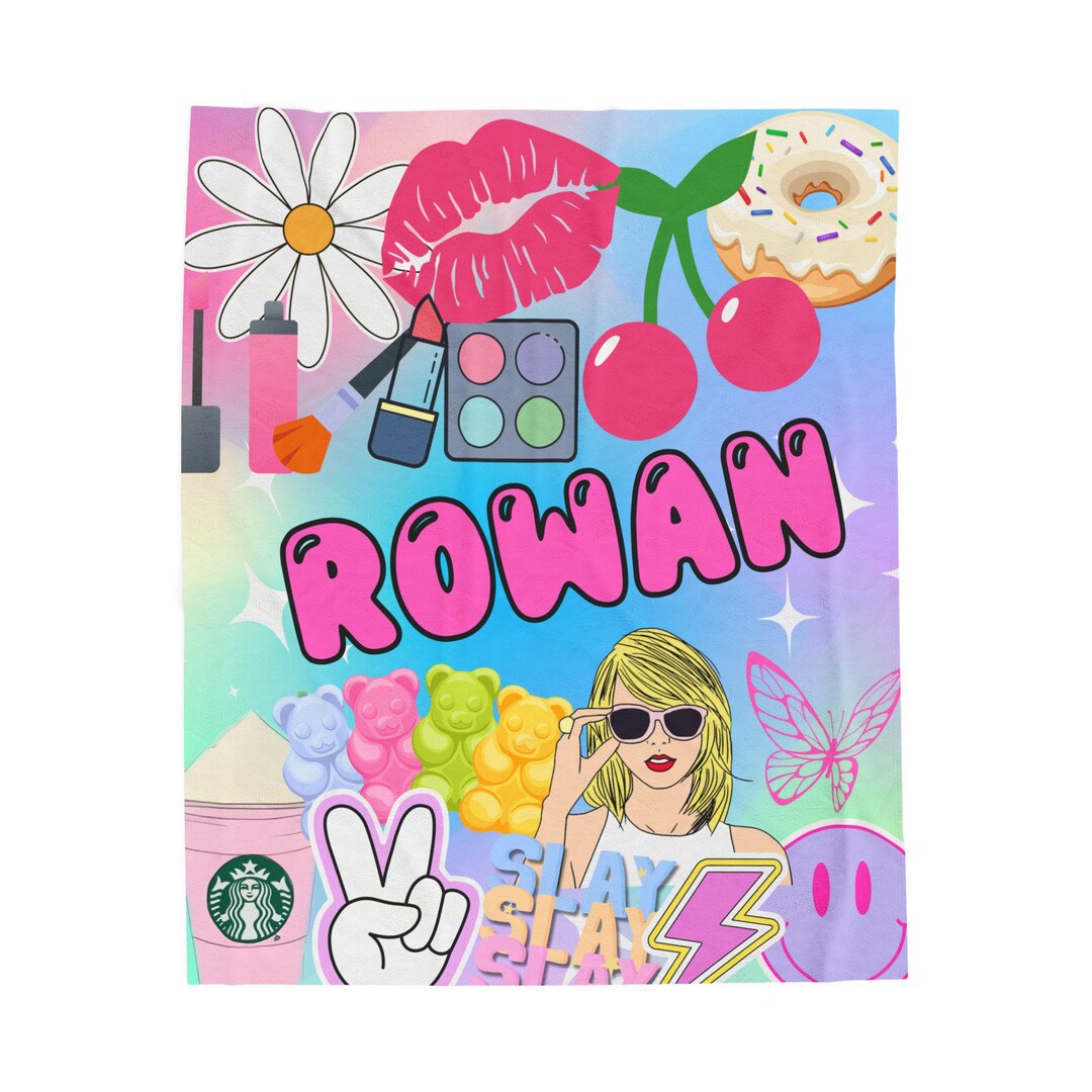 Plush Blanket, Tween Girl Personalized Gift for Girls, Custom Name ...